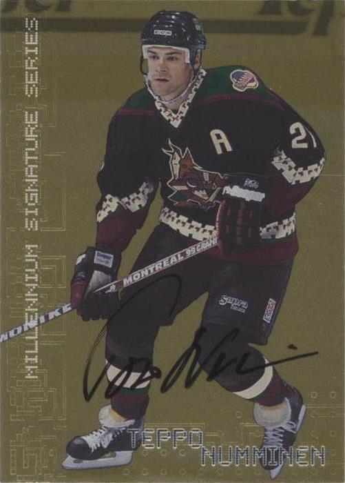 1999-00 In the Game Be A Player Millennium Signature Series - Teppo ...