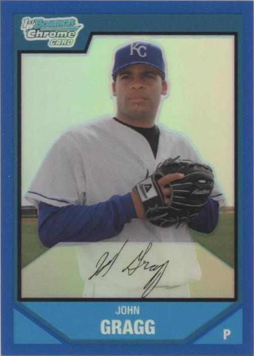 2007 Bowman Chrome - Prospects Blue Refractor #BC57 John Gragg /150 (RC ...