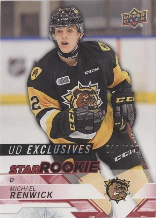 2018-19 Upper Deck CHL - Star Rookies Exclusives #337 Michael Renwick ...