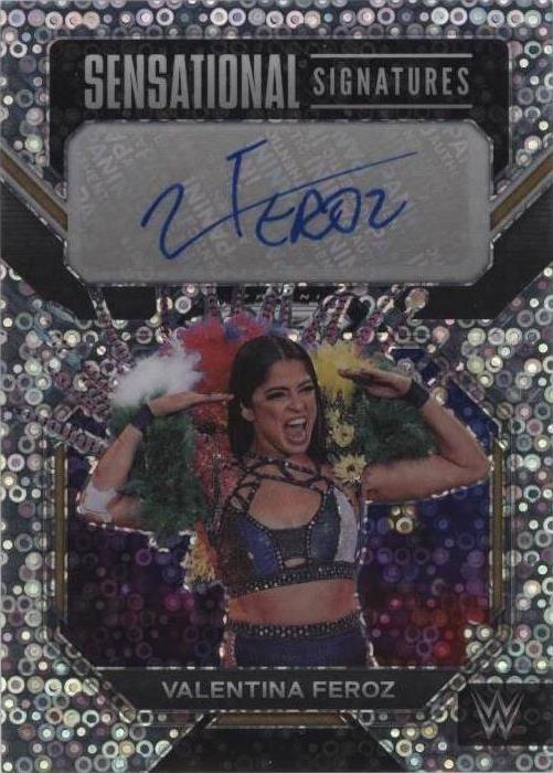 2023 Panini Prizm WWE - Sensational Signatures Under Card Prizm #SN-VFR Valentina Feroz (AU) for ...