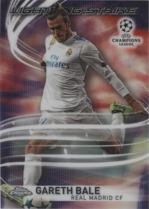 2017-18 Topps Chrome UCL - Lightning Strike Gareth Bale #LS-GB for sale online | eBay