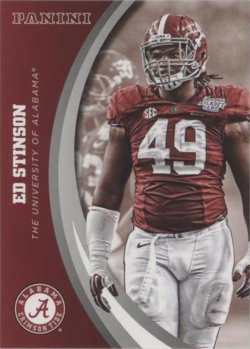 2015 Panini Alabama Crimson Tide - Ed Stinson #31 for sale online | eBay