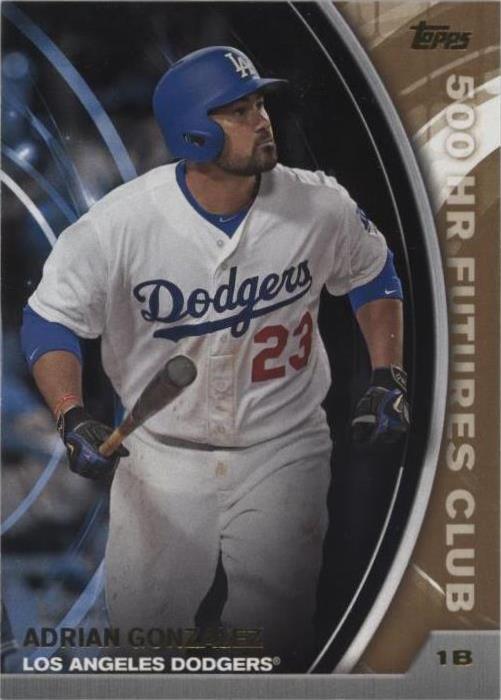 2016 Topps Update Series - Retail 500 HR Futures Club Gold #500-9 ...