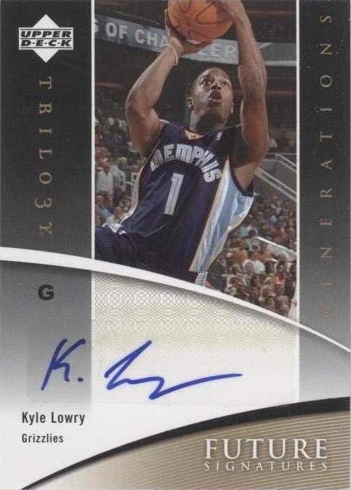 2006-07 Upper Deck Trilogy - Generations Future Signatures Kyle Lowry # ...