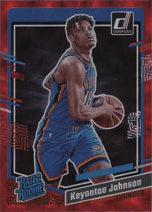 2023-24 Panini Donruss - Rated Rookie Keyontae Johnson #237 Red (RC ...
