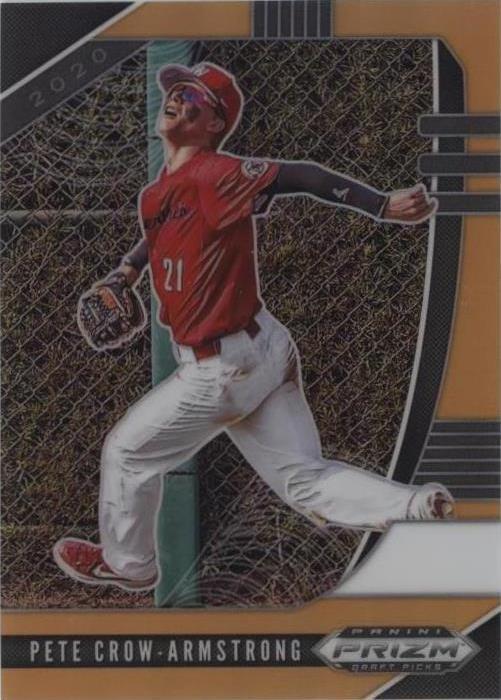 2020 Panini Prizm Draft Picks - Pete Crow-Armstrong #PDP19 Neon Orange ...