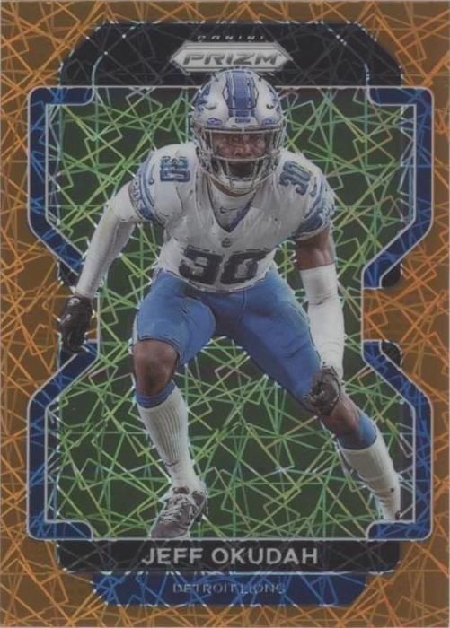 2021 Panini Prizm - Lazer Prizm #153 Jeff Okudah for sale online | eBay
