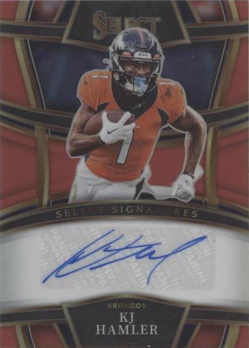 2022 Panini Select - Select Signatures KJ Hamler #SSP-KJH Red Prizm /75 ...