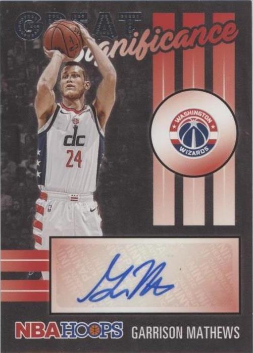 2020-21 Panini NBA Hoops - Great Significance Garrison Mathews #GS-GMT ...