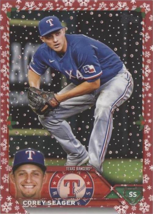 2023 Topps Holiday - Corey Seager #H45 Red Metallic /99 for sale online ...