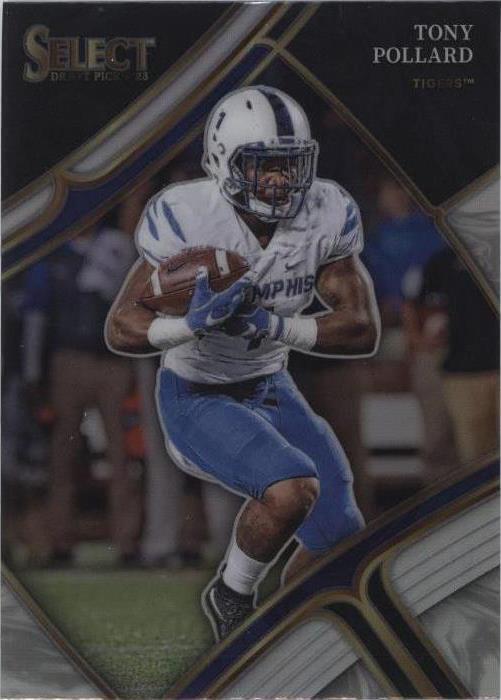 2023 Panini Select Draft Picks - Field Level Tony Pollard #144 Silver ...