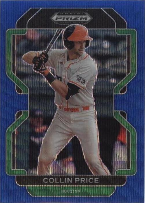 2022 Panini Prizm Draft Picks - Blue Wave Prizm #PDP193 Collin Price ...