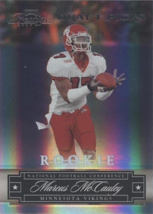 2007 Playoff Prestige - Marcus McCauley #232 Draft Picks Light Blue ...