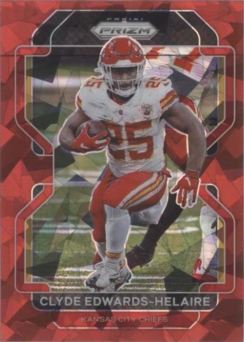 2021 Panini Prizm - Red Ice Prizm #191 Clyde Edwards-Helaire for sale ...
