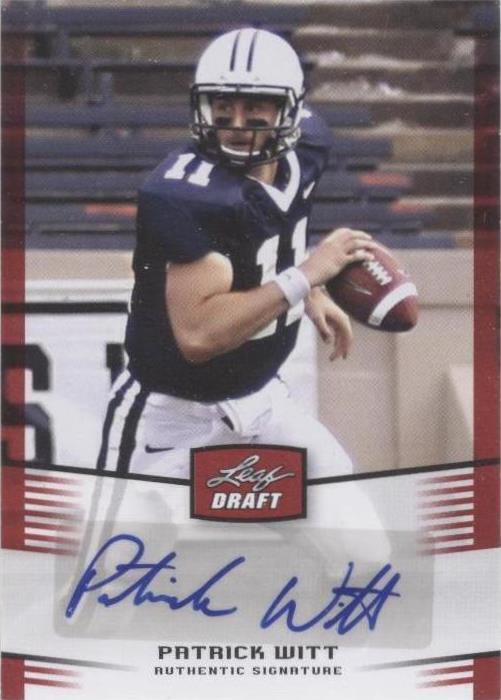 2012 Leaf Draft - Autographs Patrick Witt #PW1 Red (AU, RC) for sale ...