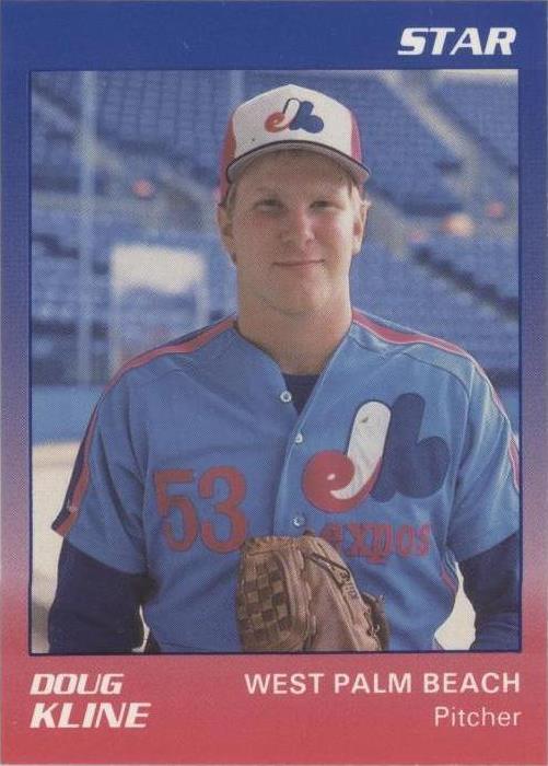 1989 Star West Palm Beach Expos - #14 Doug Kline (RC) for sale online ...