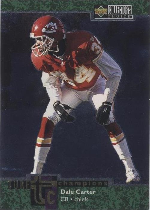 1997 Upper Deck Collector's Choice - Turf Champions #TC46 Dale Carter ...