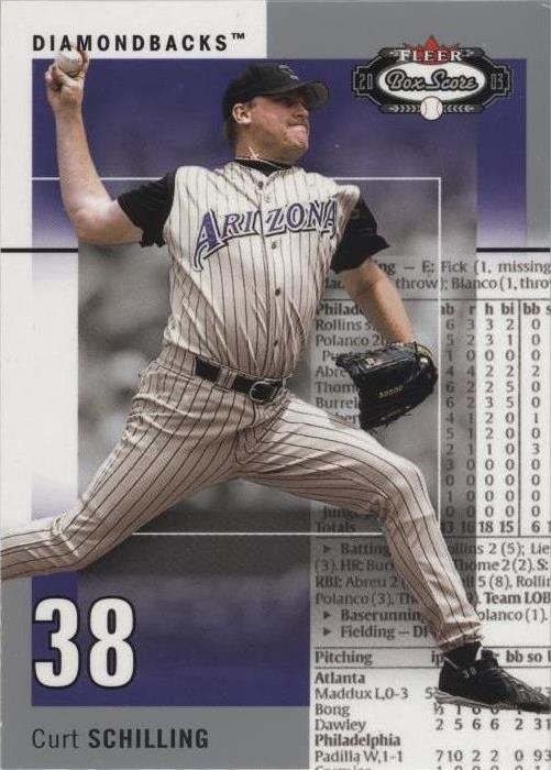 2003 Fleer Box Score - #23 Curt Schilling for sale online | eBay
