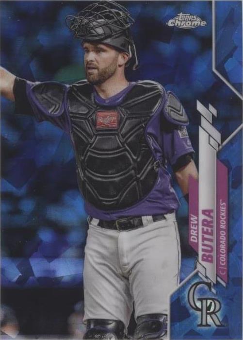 2020 Topps Chrome Update Series Sapphire Edition - Drew Butera #U-72 ...