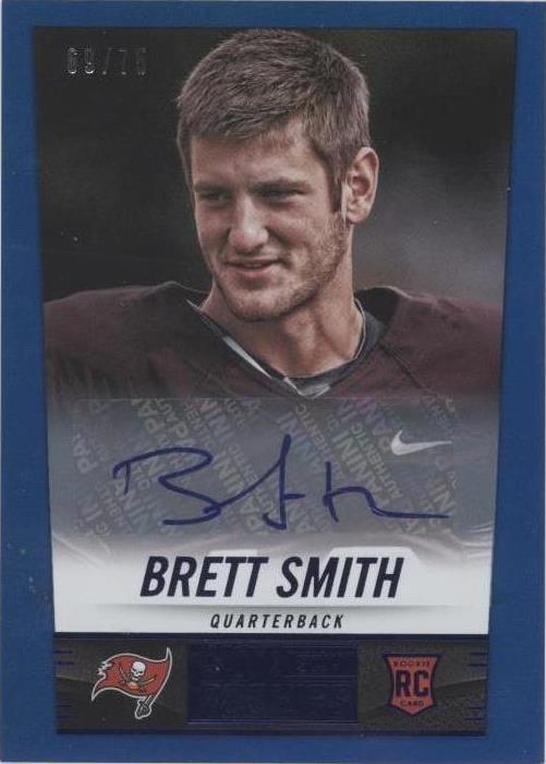 2014 Panini Hot Rookies - Rookie Signatures Blue #344 Brett Smith /75 ...