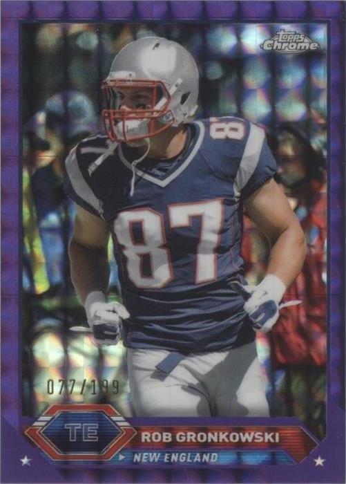 2023 Topps Composite - Topps Chrome Purple Geometric Refractor #27 Rob ...