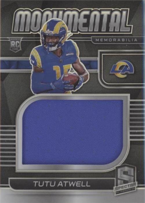 2021 Panini Spectra - Monumental Memorabilia #MM-TA Tutu Atwell /99 ...