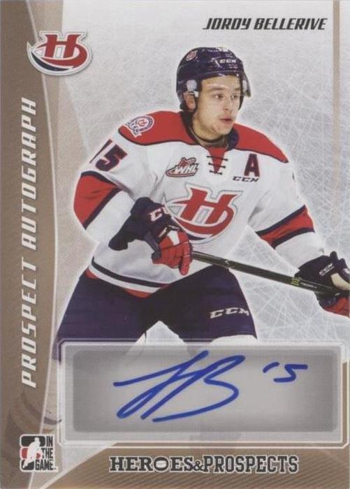 2016-17 Leaf In the Game Heroes & Prospects - Prospect Autographs Jordy ...