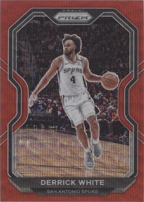 2020-21 Panini Prizm - Ruby Wave Prizm #174 Derrick White for sale ...
