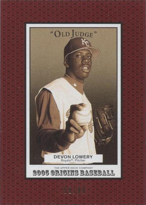 2005 Upper Deck Origins - Old Judge Red #221 Devon Lowery /99 (RC) for ...