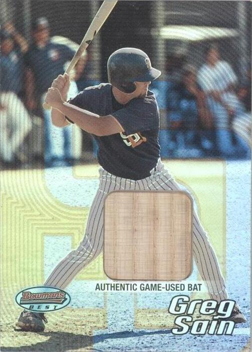 2002 Bowman's Best - Bat #153 Greg Sain (MEM, RC) for sale online | eBay