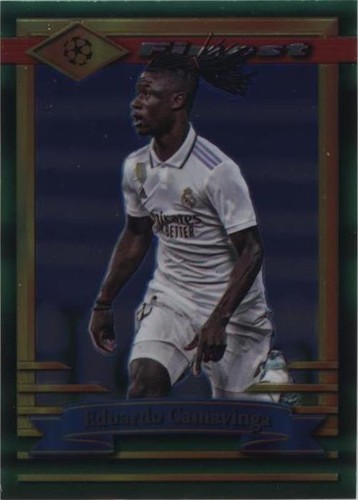 2023 Topps Finest UEFA Eduardo Camavinga David Alaba Dual 2023 Topps Finest UEFA Eduardo Camavinga David Alaba Dual