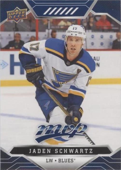2019-20 Upper Deck MVP - Jaden Schwartz #187 Blue for sale online | eBay
