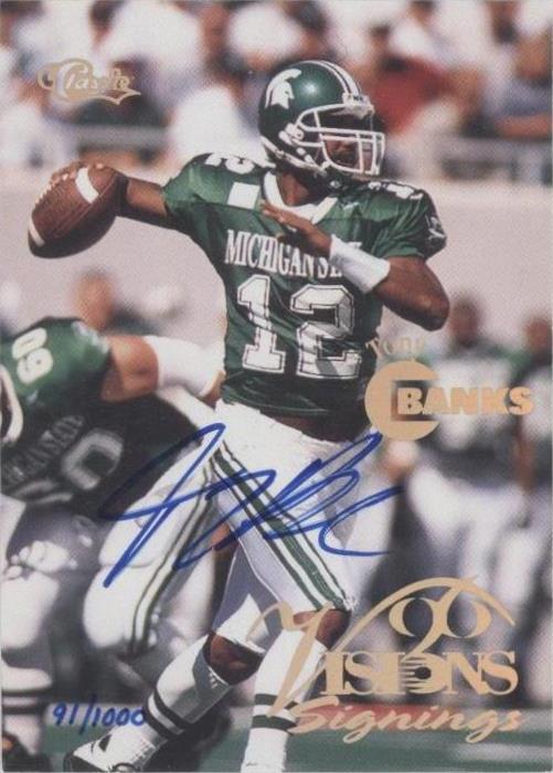 1996 Classic Visions Signings - Autographs Gold Foil Tony Banks /1000 ...