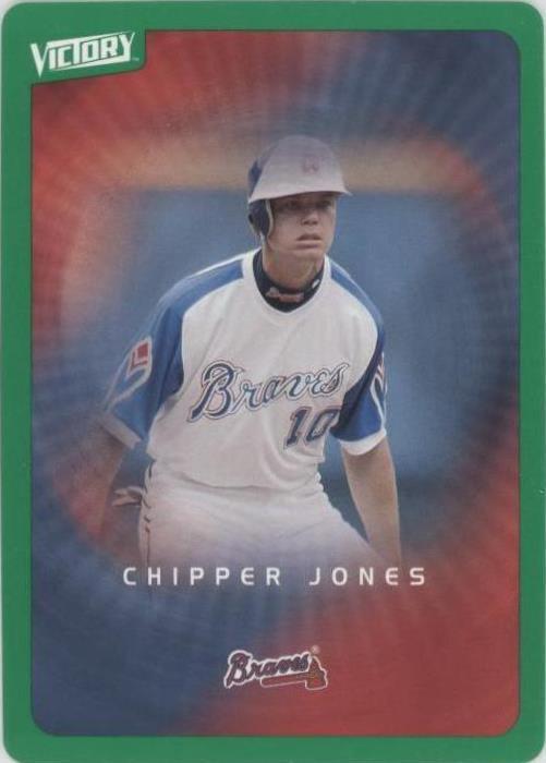 2003 Victory - Chipper Jones #11 Green for sale online | eBay