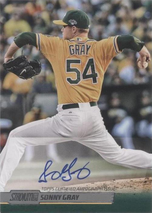 2014 Topps Stadium Club - Autographs Sonny Gray #SCA-SG (AU) for sale ...