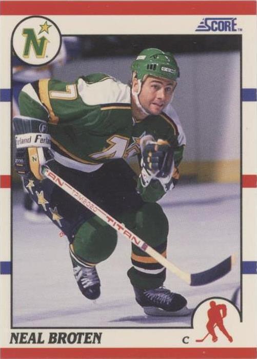 1990-91 Score - Neal Broten #144 for sale online | eBay
