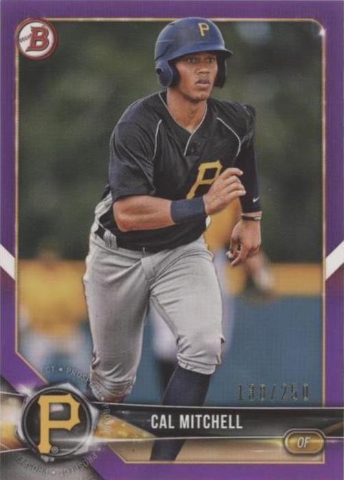 2018 Bowman Draft - Cal Mitchell #BD-45 Purple /250 (RC) for sale ...