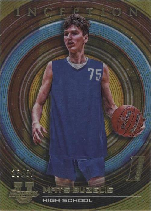 2022-23 Bowman Inception University - Gold Foil V2 #57 Matas Buzelis ...