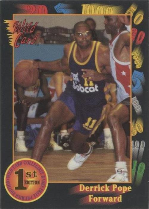 1992 Wild Card Collegiate - Derrick Pope #105 (RC) for sale online | eBay