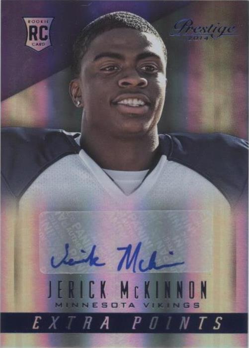 2014 Panini Prestige - Rookie Extra Points Blue Signatures #250 Jerick ...