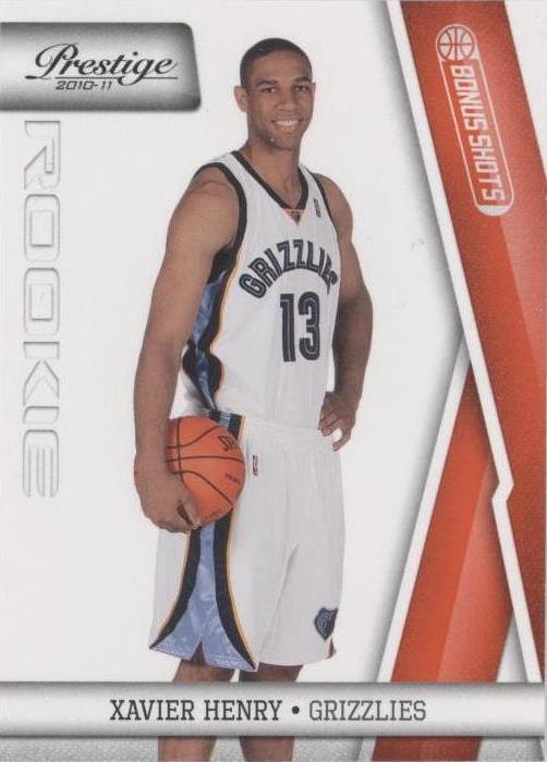 2010-11 Prestige - Bonus Shots Orange #222 Xavier Henry /499 (RC) for ...