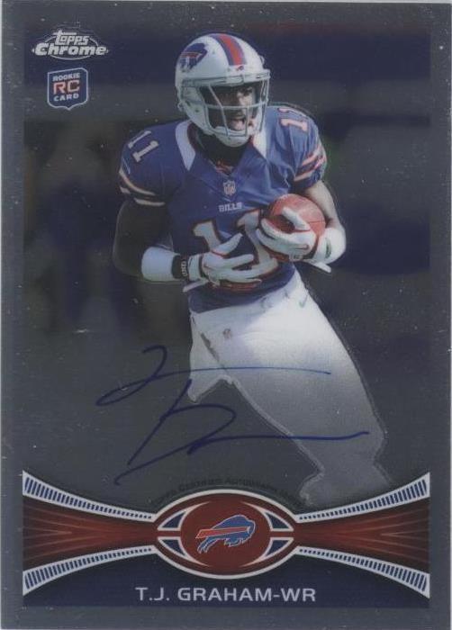 2012 Topps Chrome - T.J. Graham #47 Rookie Autographs (AU, RC) for sale ...