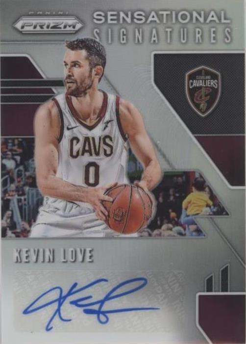2019-20 Panini Prizm - Sensational Signatures Kevin Love #SS-KLV Silver ...