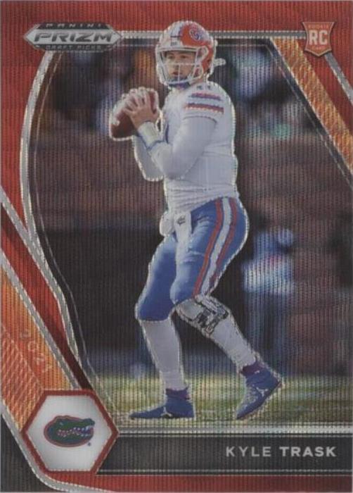 2021 Panini Prizm Draft Picks - Ruby Wave Prizm #109 Kyle Trask (RC ...