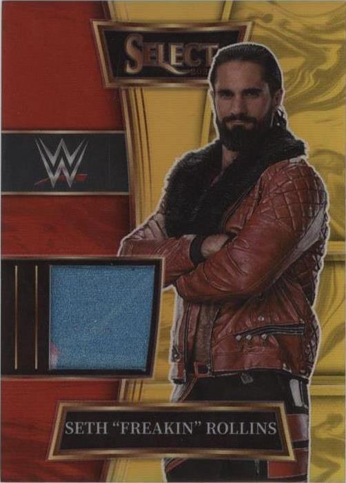 2022 Panini Select WWE - Selective Swatches Seth Rollins #SW-SRL Gold ...