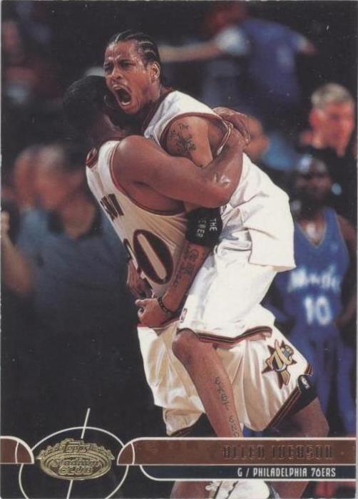 2001-02 Topps Stadium Club - Retro Logo #100 Allen Iverson for sale ...