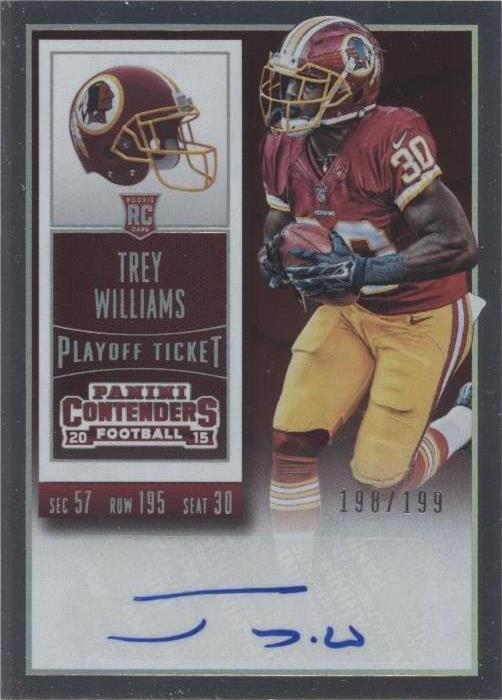 2015 Panini Contenders - Rookie Ticket Playoff Ticket #249 Trey ...