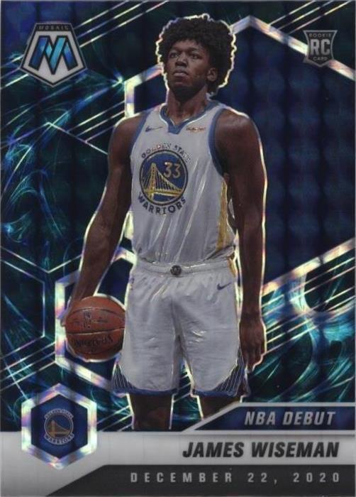 2020-21 Panini Mosaic - NBA Debut James Wiseman #266 Genesis Mosaic ...