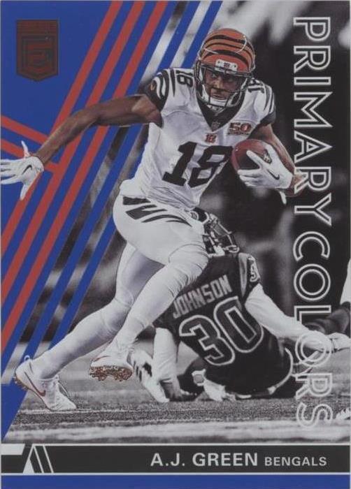 2018 Donruss Elite - Primary Colors A.J. Green #PC5 Blue /10 for sale ...