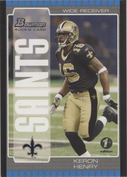 2005 Bowman - 1st Edition #267 Keron Henry (RC) for sale online | eBay